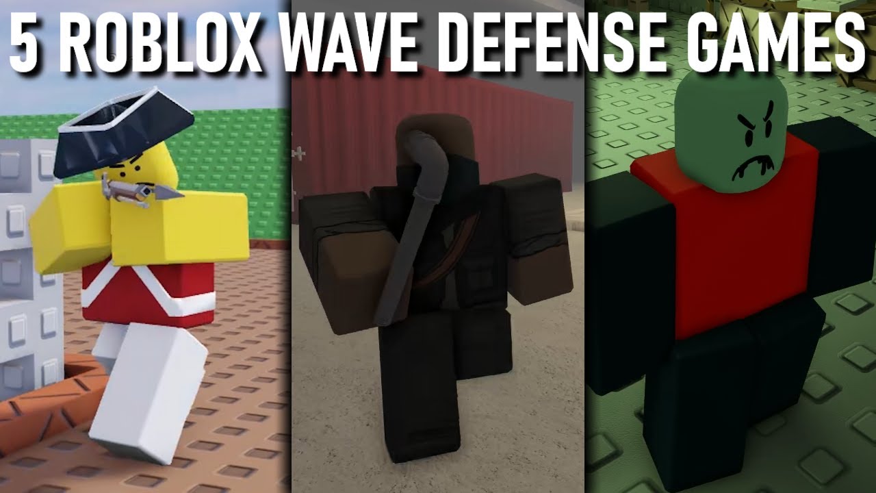 5 Roblox Wave Defense Games - YouTube