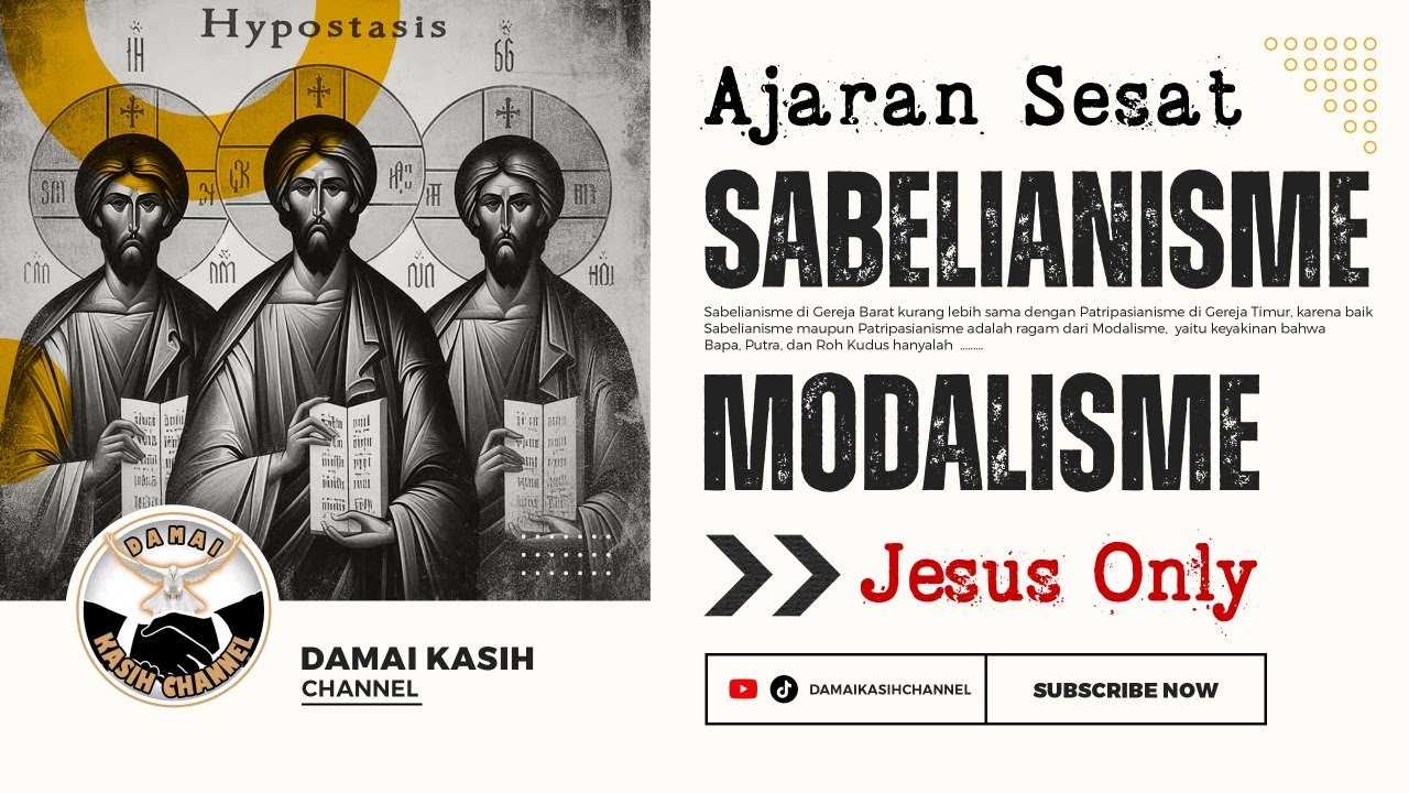 Ajaran sesat Sabelianisme/Modalisme..!!! II #05 -01-2024 - YouTube