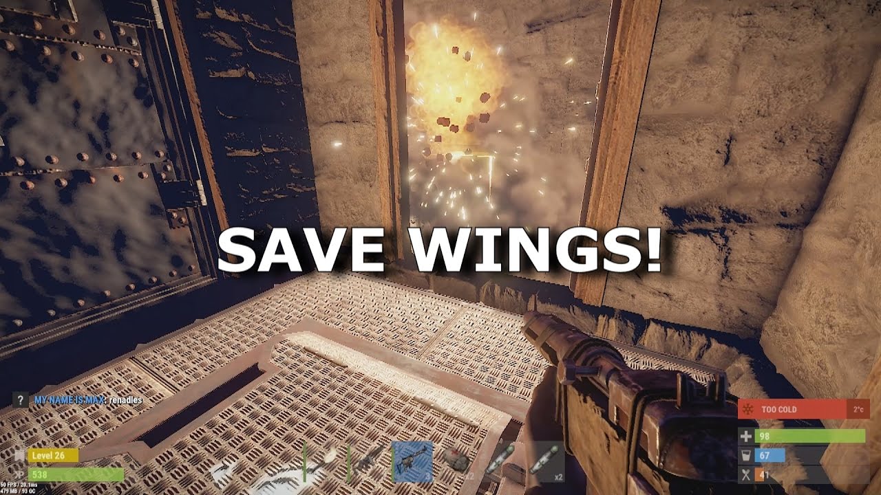 Trapped inside a cave base! (Rust) - YouTube