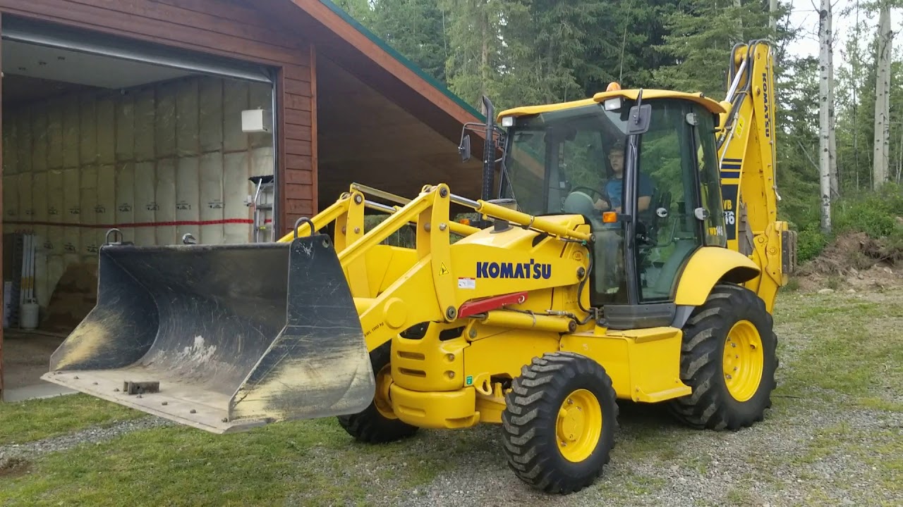 2007 Komatsu WB146 Backhoe For Sale - YouTube