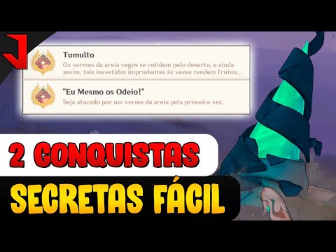 2 CONQUISTAS SECRETAS E FÁCEIS NO DESERTO DE HADRAMAVETH SUMERU 3.4 | GENSHIN IMPACT