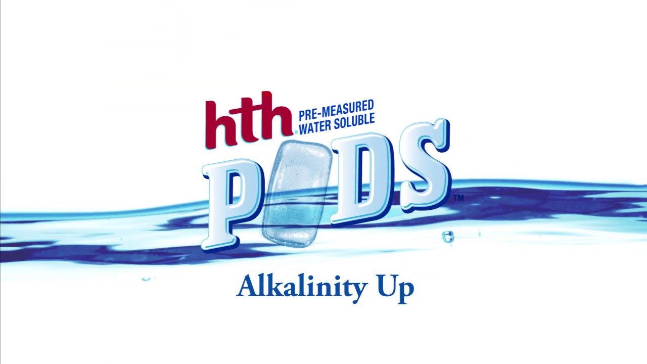 HTH® Pre-measured Water Soluble Pods™, Alkalinity up - YouTube