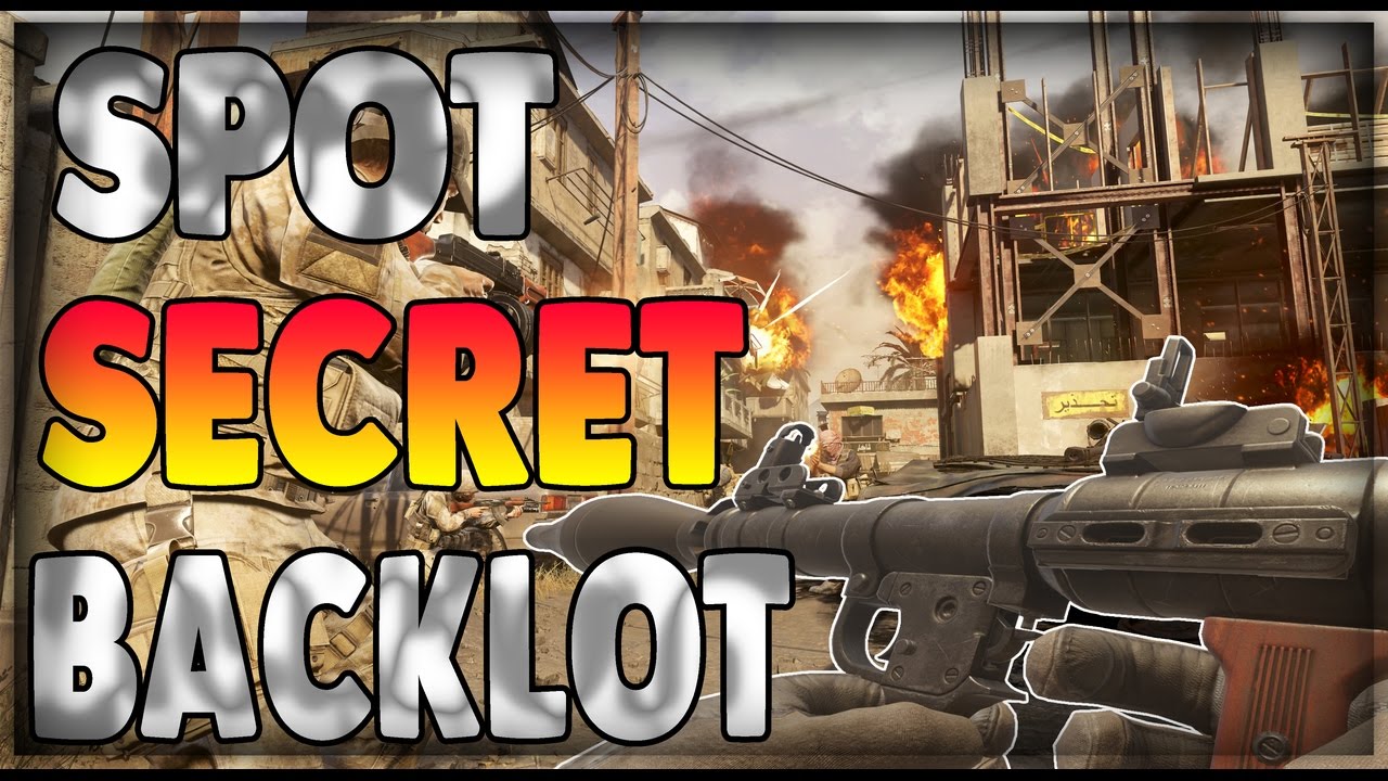 GLITCH MWR-NOUVEAU SPOT SECRET SUR LA CARTE BACKLOT-MODERN WARFARE ...