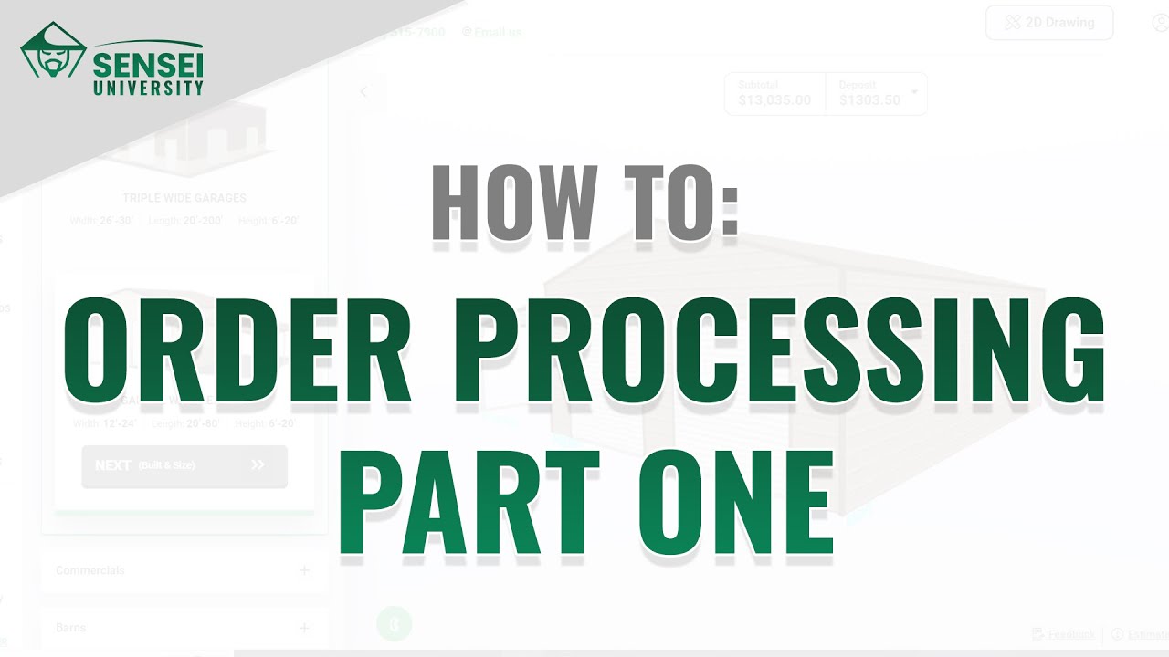 Order Processing for Manufacturing in Sensei CRM| Part 1| Sensei - YouTube