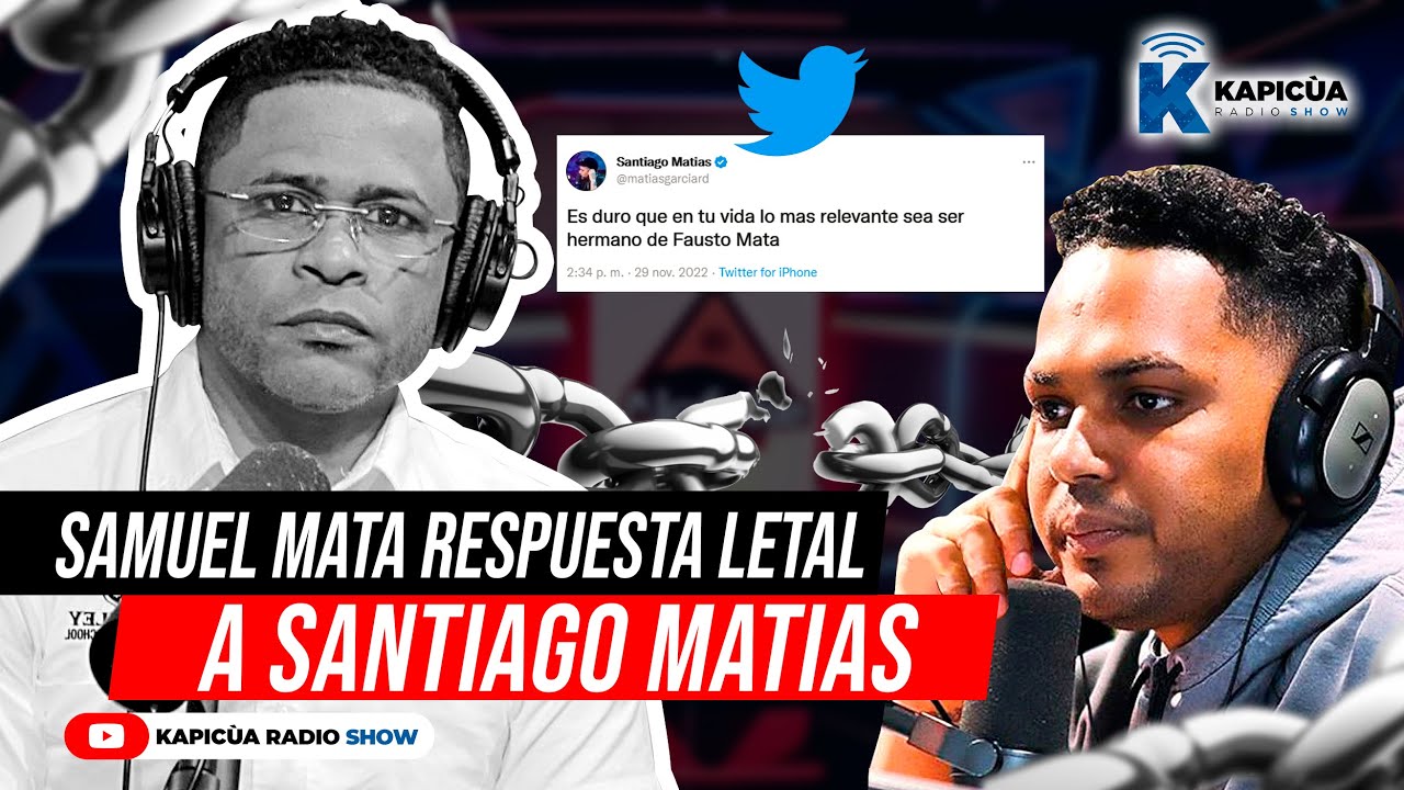 GUERRA SANTIAGO MATIAS Y SAMUEL MATA #alofoke - YouTube