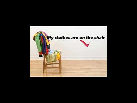 Prepositions - On the chair or In the chair - YouTube