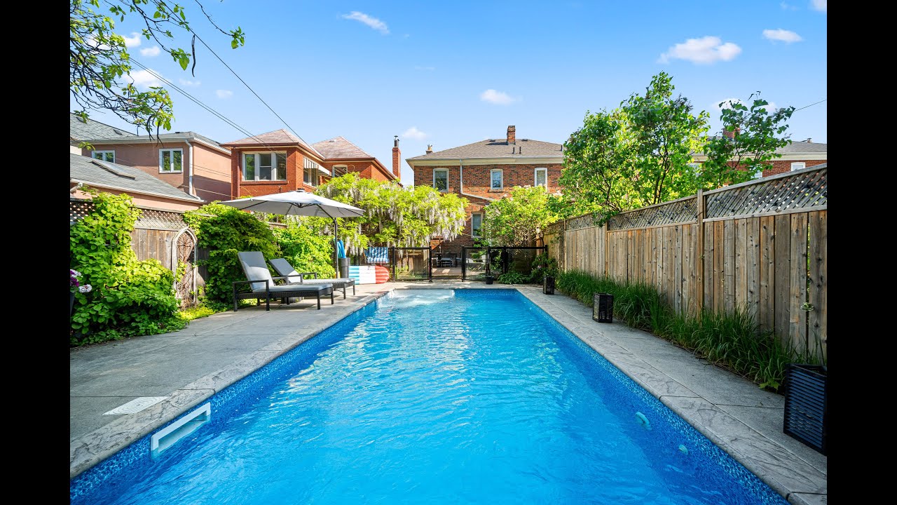 Spacious Renovated Semi with Pool & Backyard Oasis - 34 Roe Ave ...