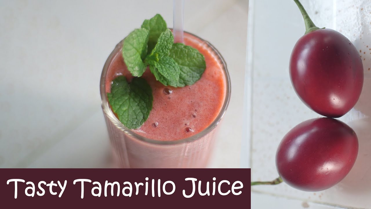Backyard To Table Tamarillo (Tree Tomato) Juice - YouTube