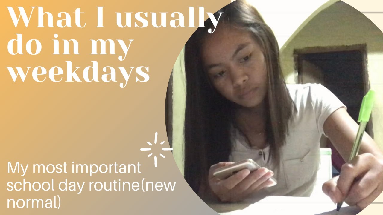 WHAT I USUALLY DO IN MY WEEK DAYS - YouTube