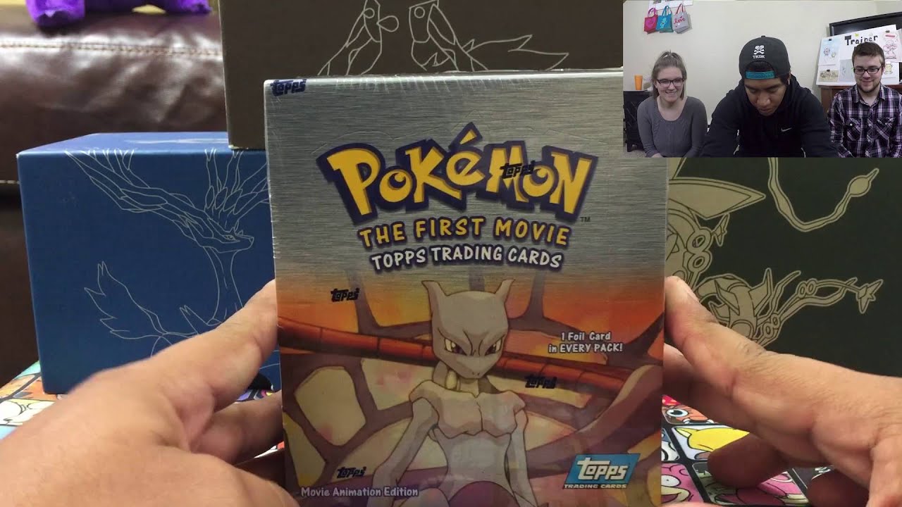 Pokemon: Mewtwo Strikes Back! Topps Booster Box Opening | #Pokemon20 ...