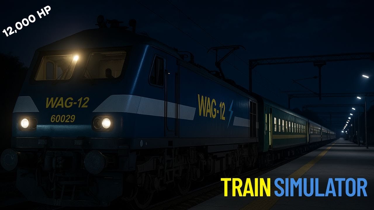 🚆Indian Railway "Mahamana Express" Train Simulator Gameplay 🚄🔥| WAG 7 ...