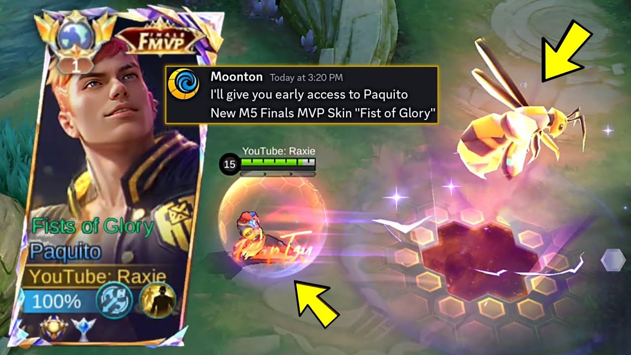 PAQUITO NEW M5 FINALS MVP SKIN "FISTS OF GLORY" IS FINALLY HERE!!😻 ...