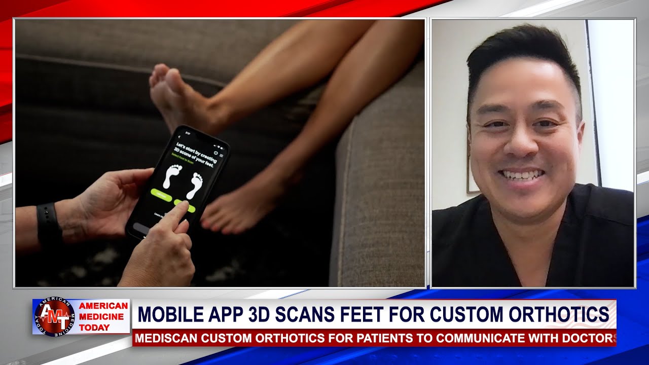 Mobile App 3D Scans Feet for Custom Orthotics w/ Dr. Anh Nguyen ...