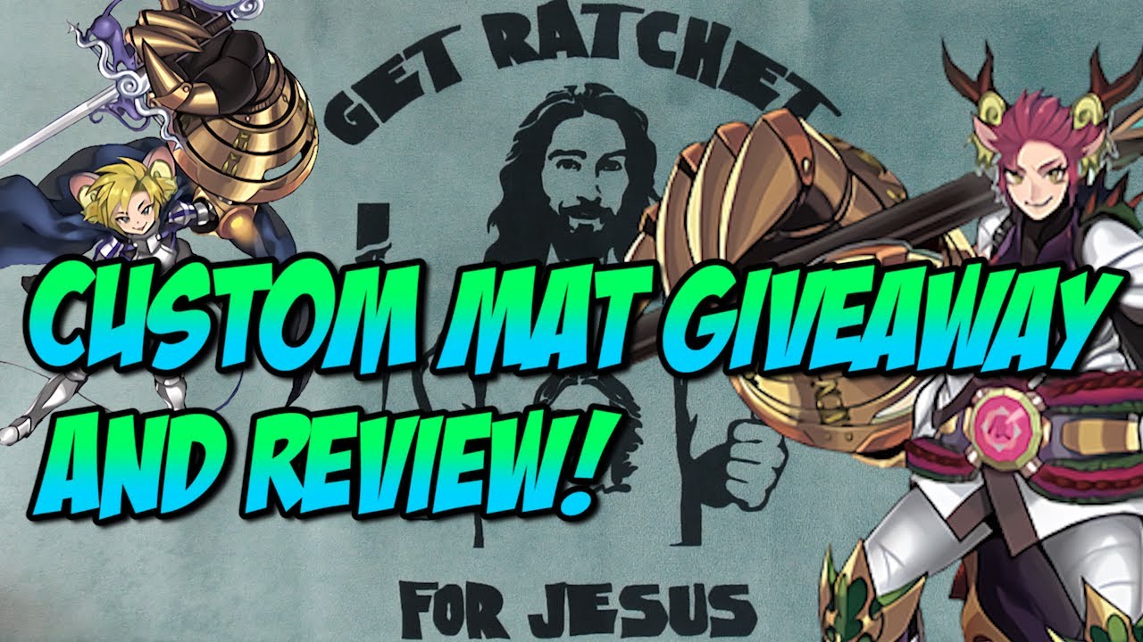 CUSTOM PLAYMAT GIVEAWAY AND REVIEW! | META MATS - YouTube