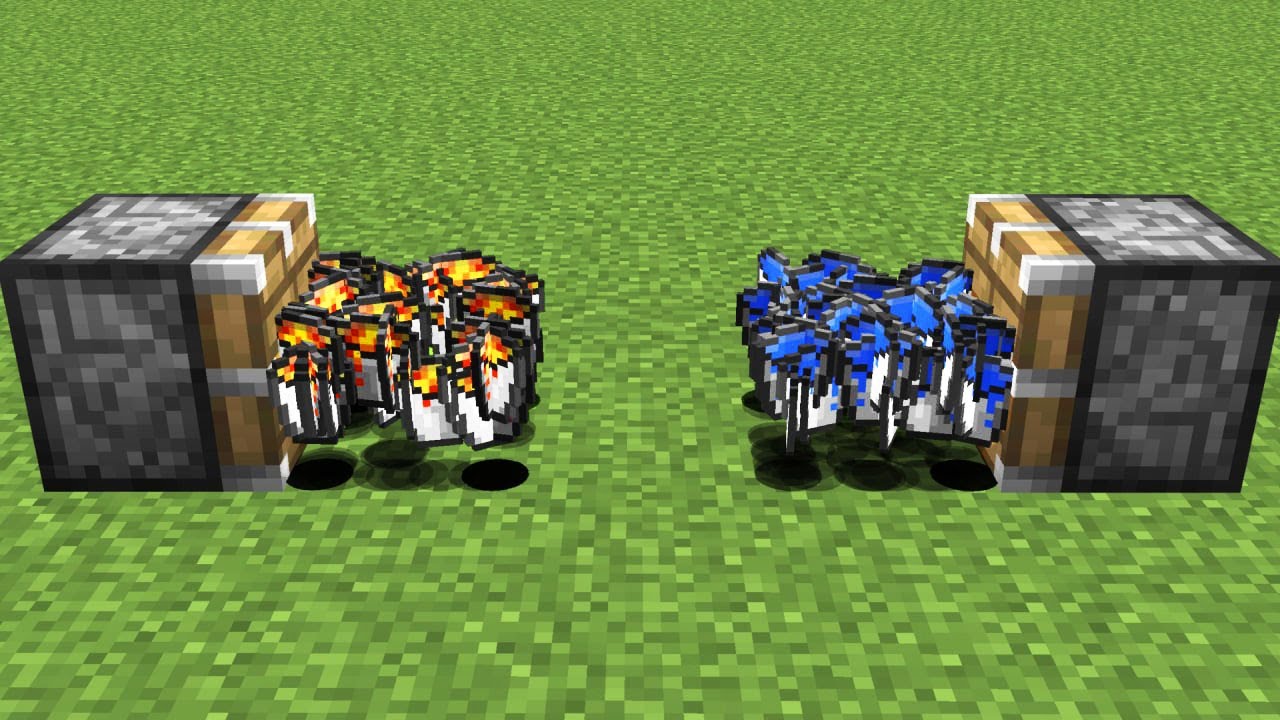 1000 water buckets + 1000 lava buckets = ??? - YouTube