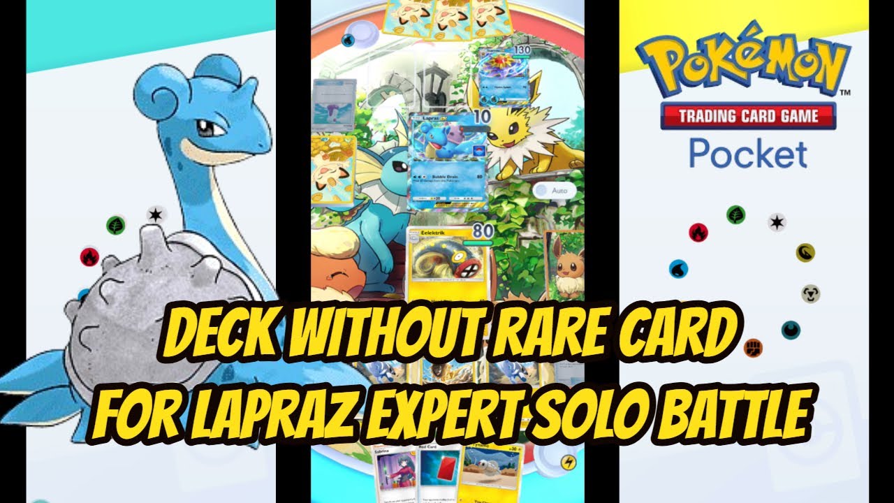 Lapraz EX Drop Event in Pokemon TCG Pocket, Beat the Expert Lapraz Ex ...