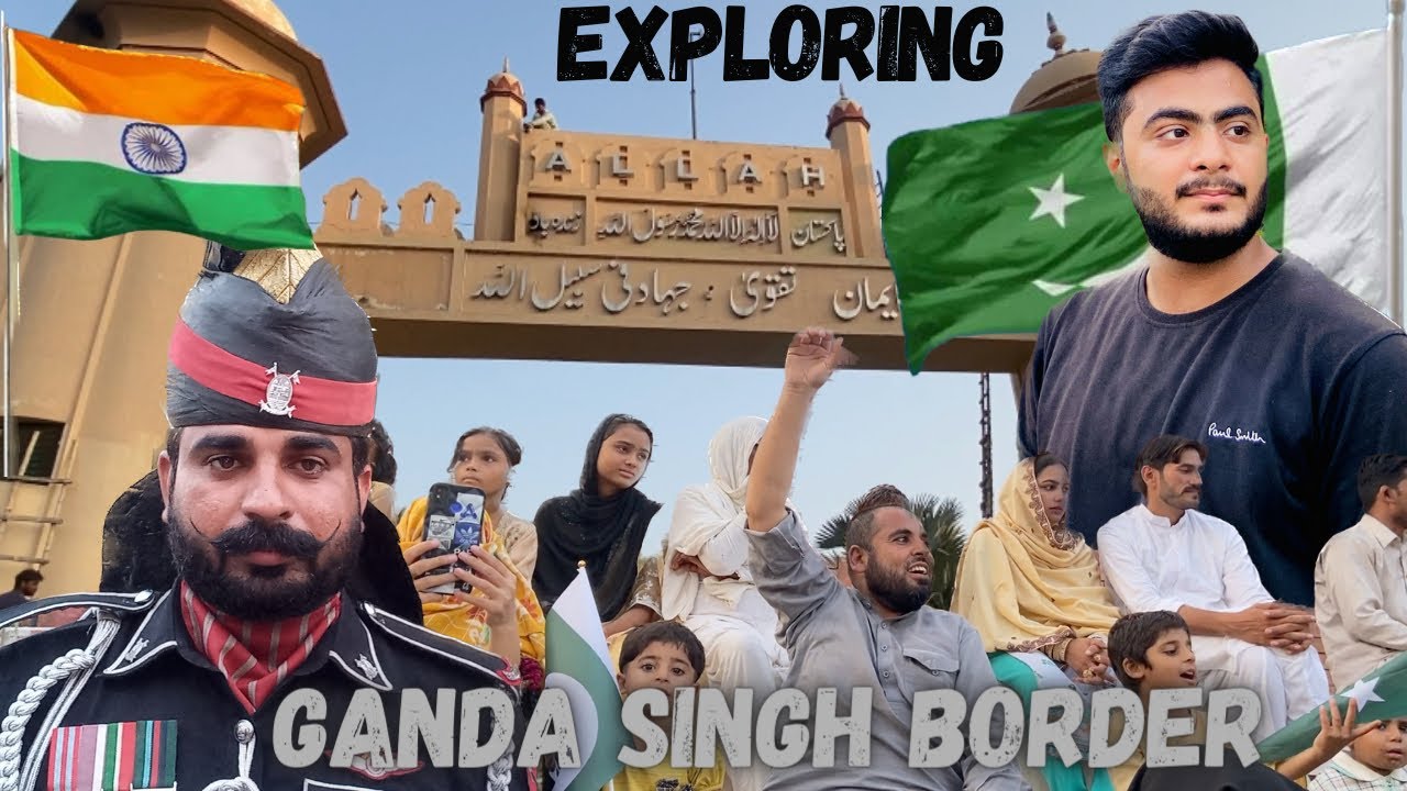 🇵🇰 Ganda Singh Border Parade - Aggressive Parade by Pak Army To India # ...