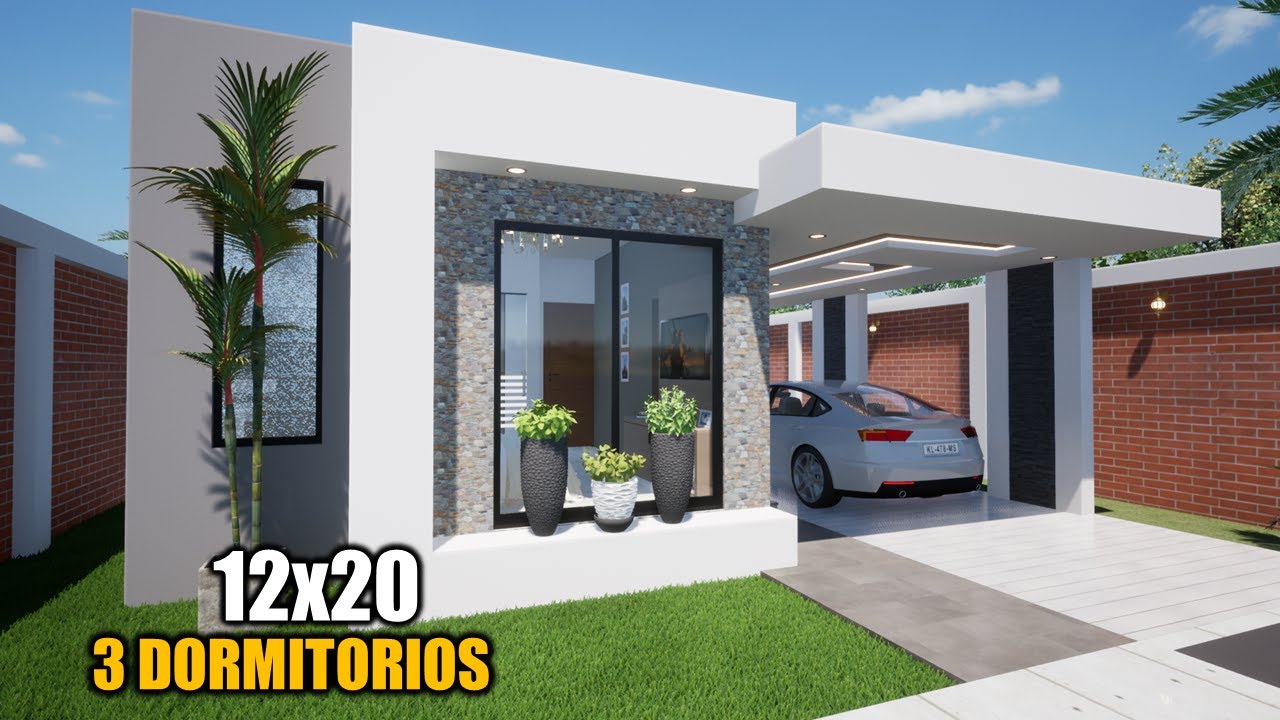 CASA HERMOSA Y MODERNA 12X20 (LUIS ARQ) 2024 - YouTube