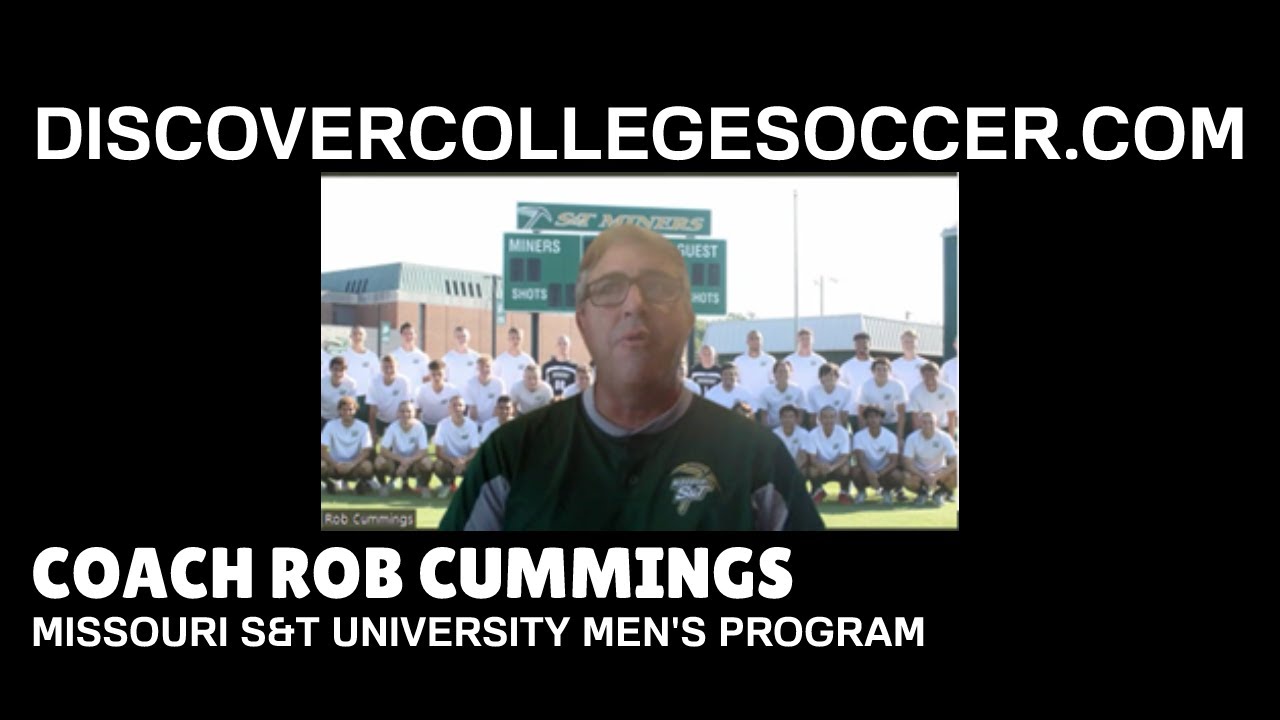 Missouri S&T University Men’s Soccer – Coach Rob Cummings - YouTube