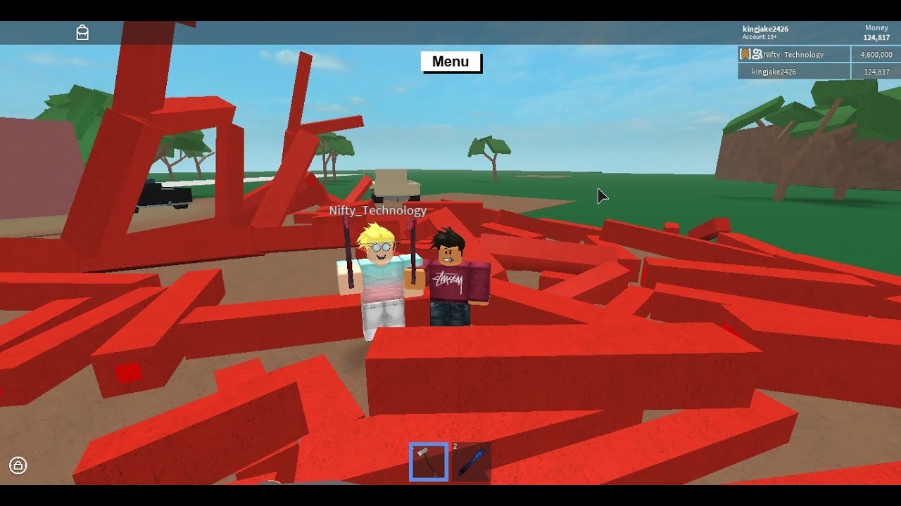 Roblox Lumber Tycoon 2 : Selling 15 Lava Trees w/Nifty! - YouTube