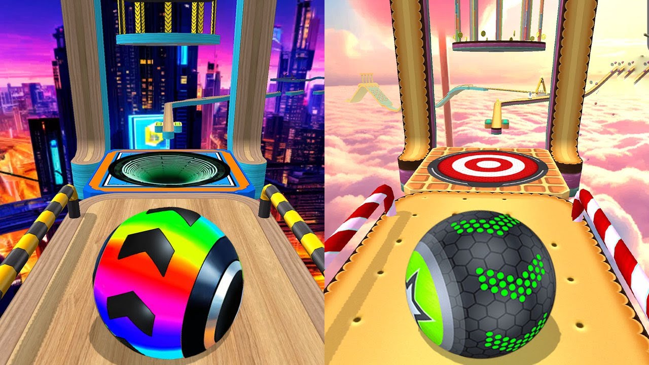 🏳️‍🌈 Going Balls VS Going Balls PUT ON! BIG UPDATE Hard Levels Funny SpeedRun Tiktok Gameplay ...