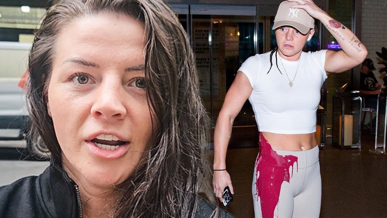 Sandy Ryan GETS PAINT THROWN ON HER MOMENTS BEFORE Mikaela Mayer ...