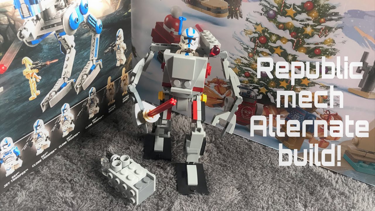 Lego star wars 501st battle pack republic mech alternate build! - YouTube