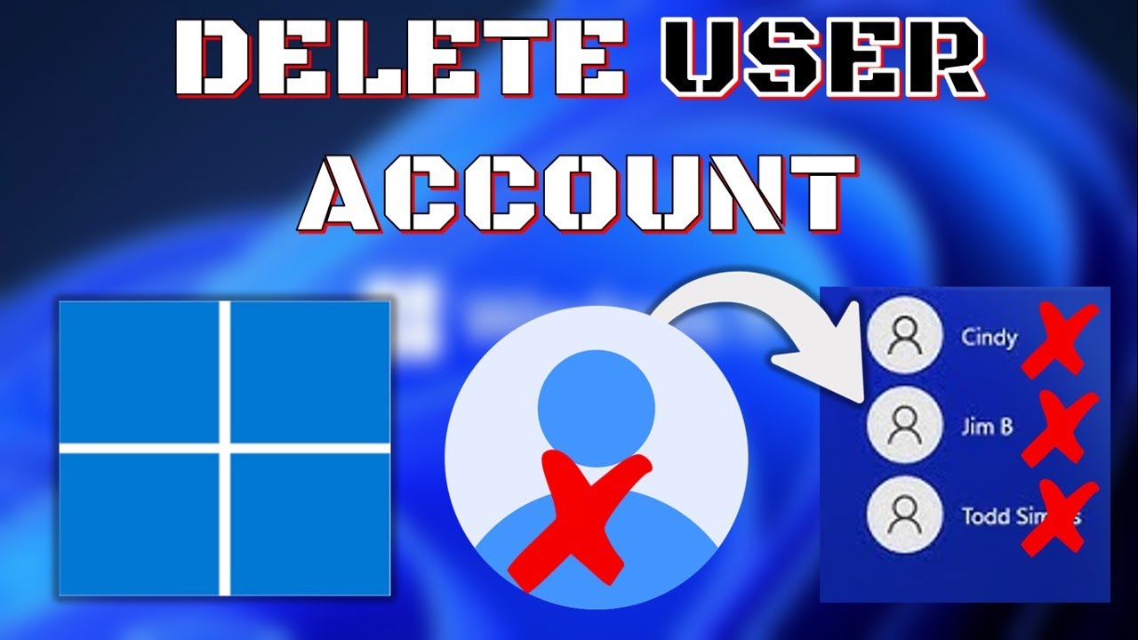 How To Delete User Account In Windows 11 - YouTube