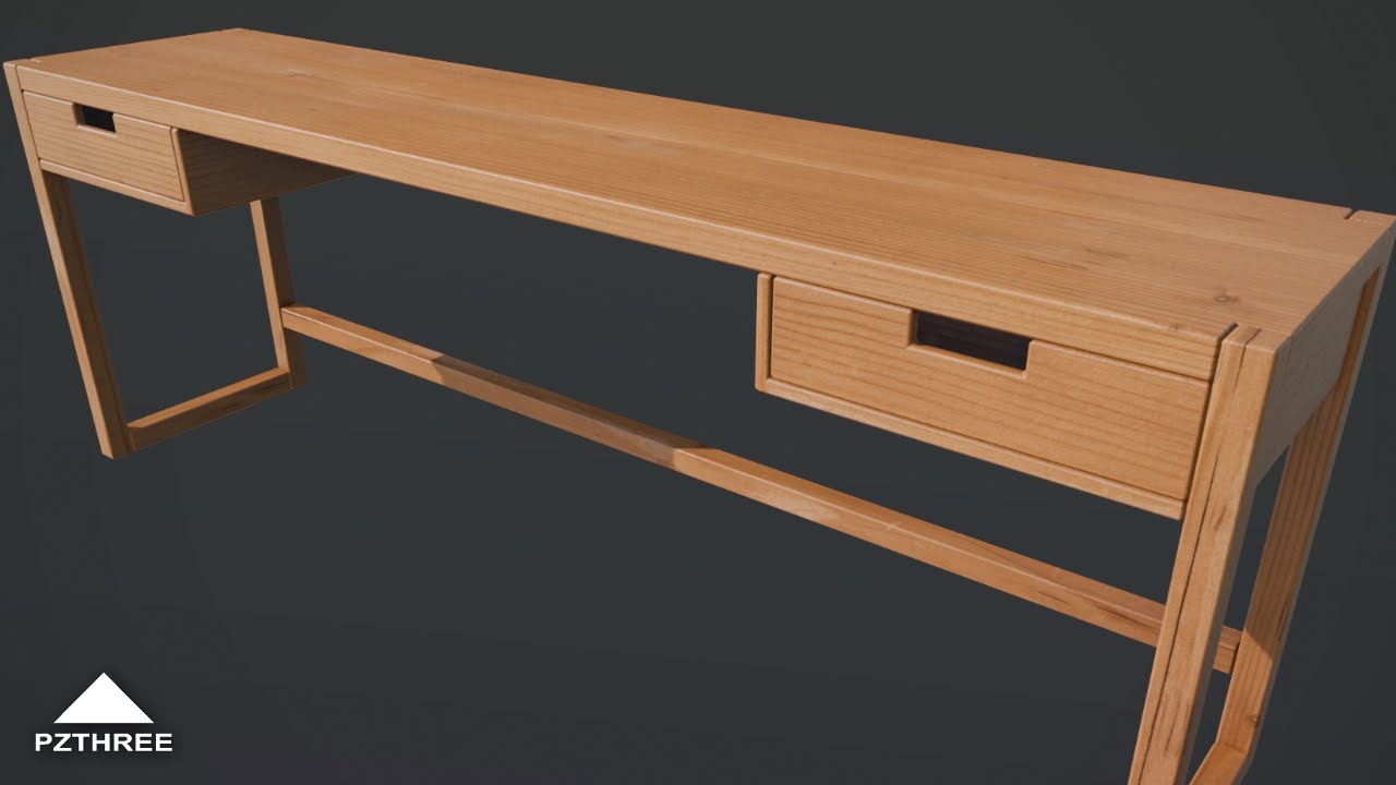 Desk Modeling Tutorial - Part 1 - YouTube