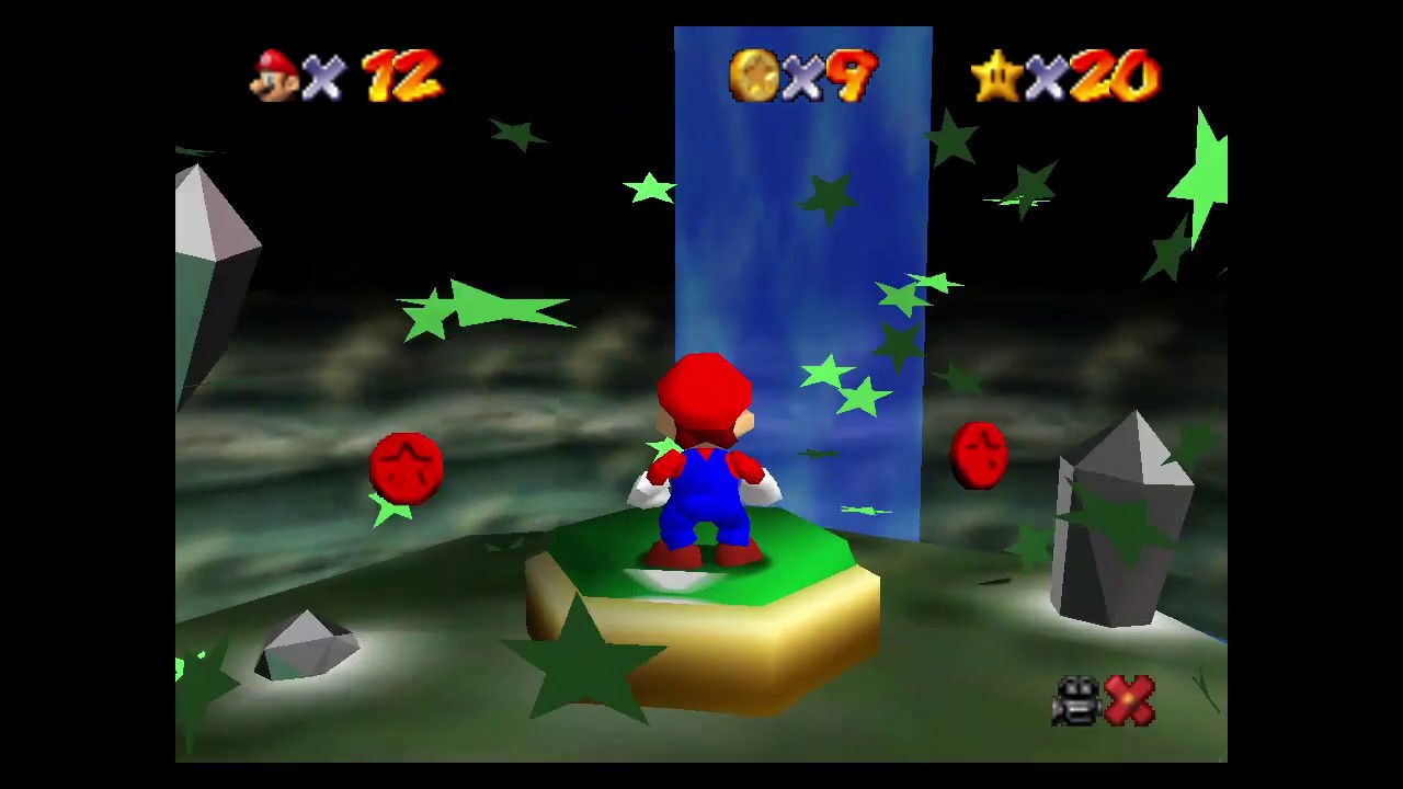 Super Mario 64 100% Walkthrough Part 19 - Cavern Of The Metal Cap and ...