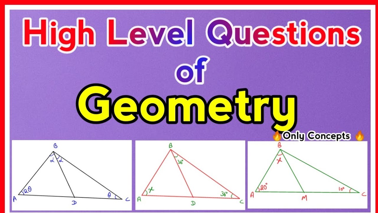 High Level Questions of Geometry | Best Questions of Geometry |Geometry ...