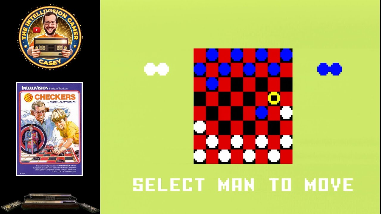 Intellivision Checkers - Original 125 - YouTube
