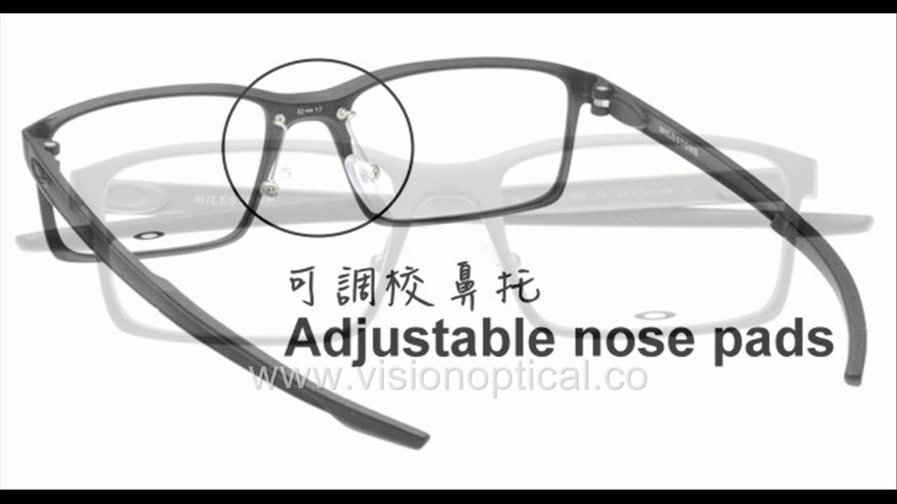 OAKLEY 眼鏡架 Milestone OX8036 NanO matter - YouTube