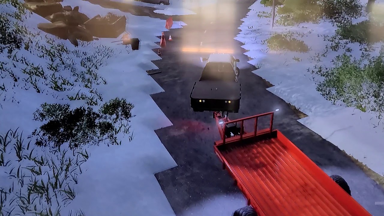 Farming simulator 2019 f550 flat bed - YouTube