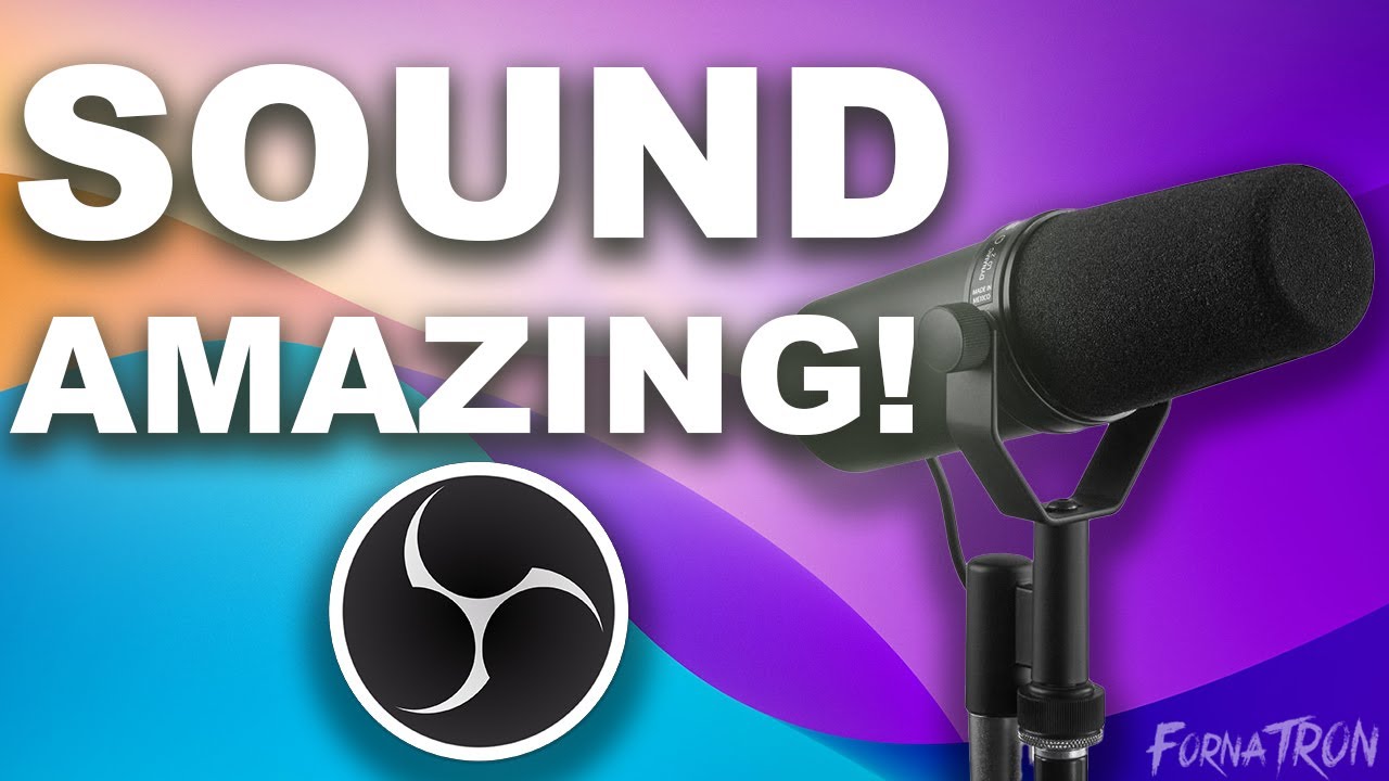 ADVANCED Audio Settings For OBS Studio EASY - YouTube