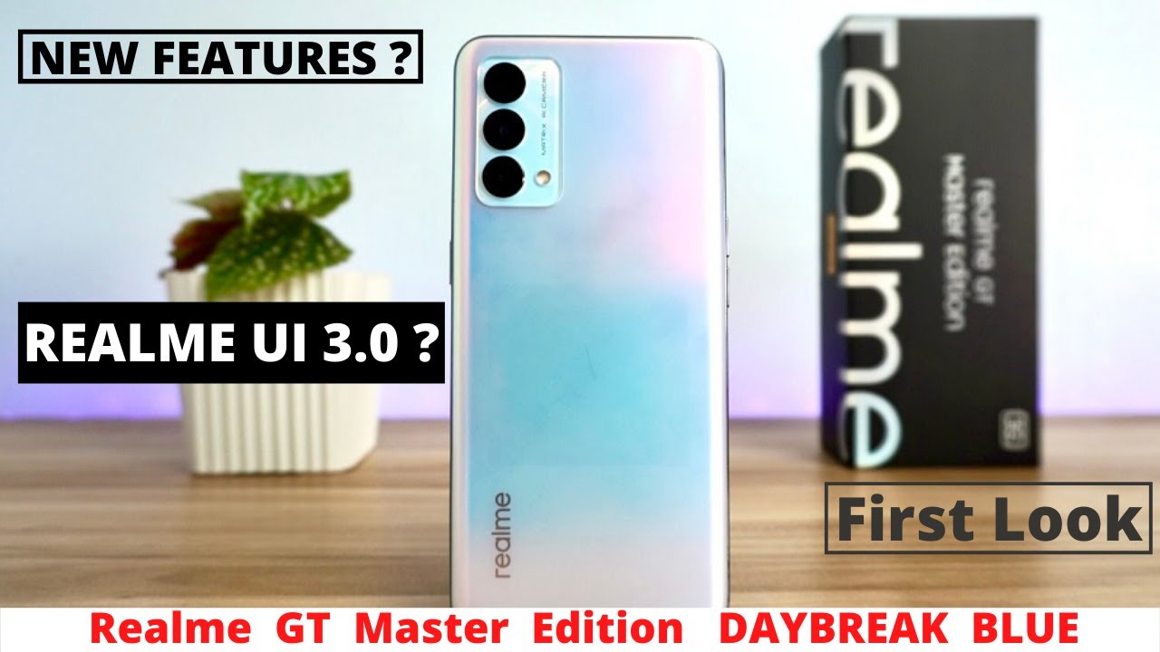 Realme GT Master Edition New Color "Daybreak Blue" | First Look - YouTube