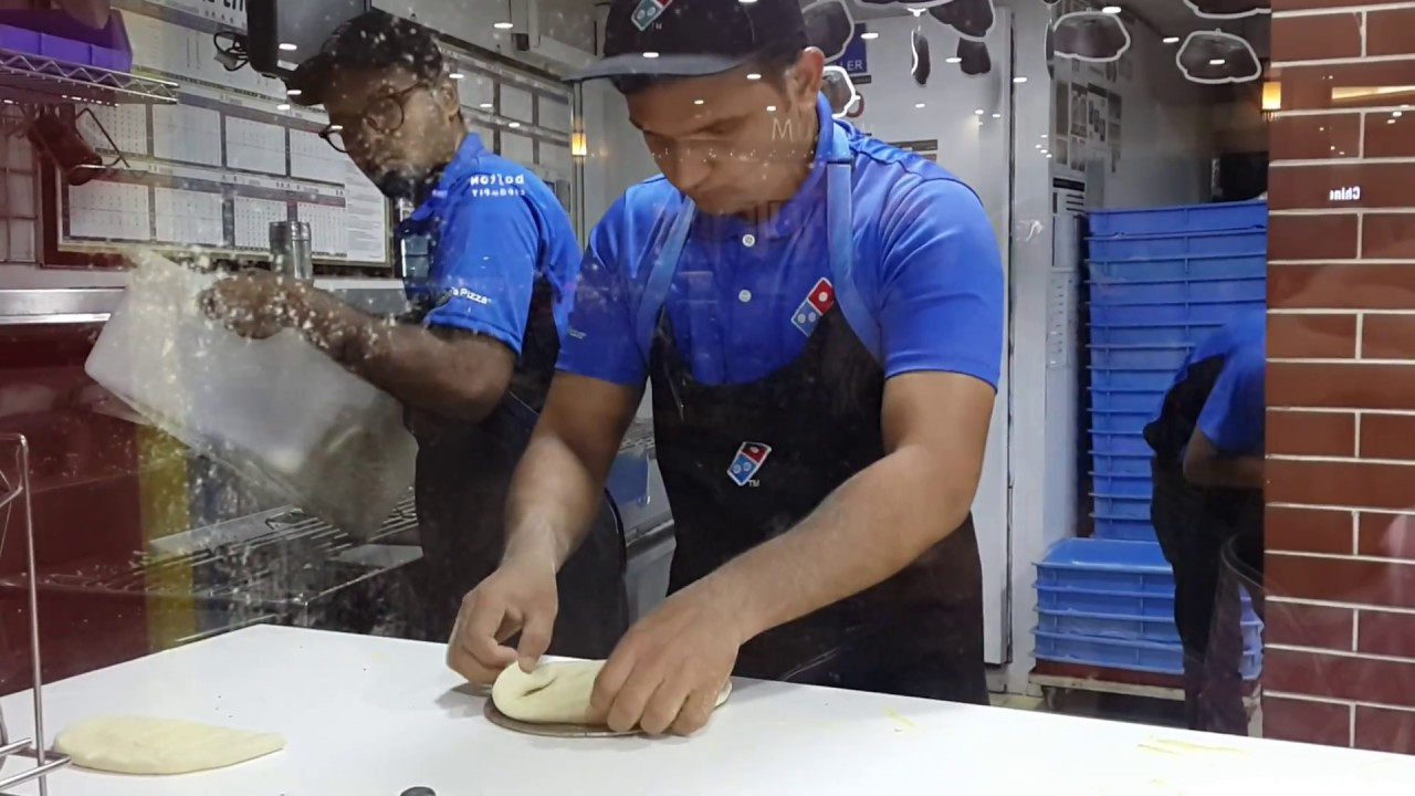 Domino's Pizza Making Video - YouTube