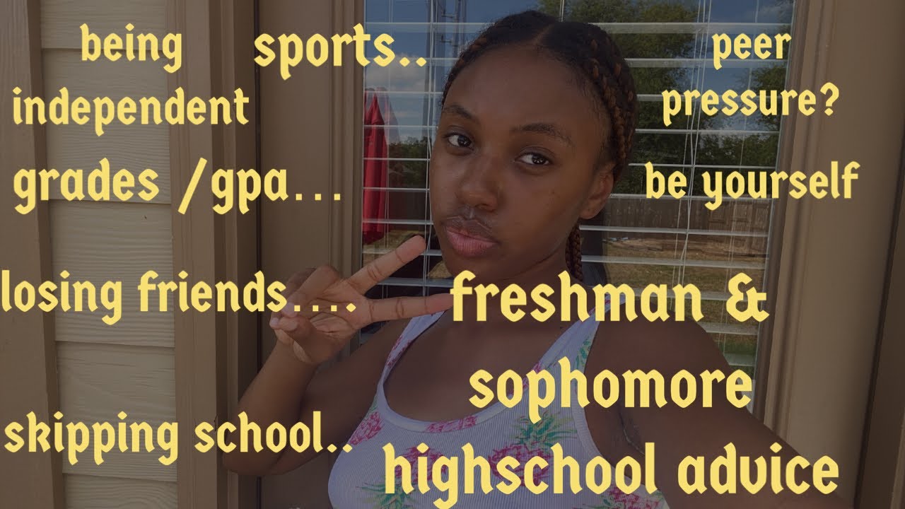 Freshman & Sophomore advice *high school THINGS YOU NEED TO KNOW! - YouTube