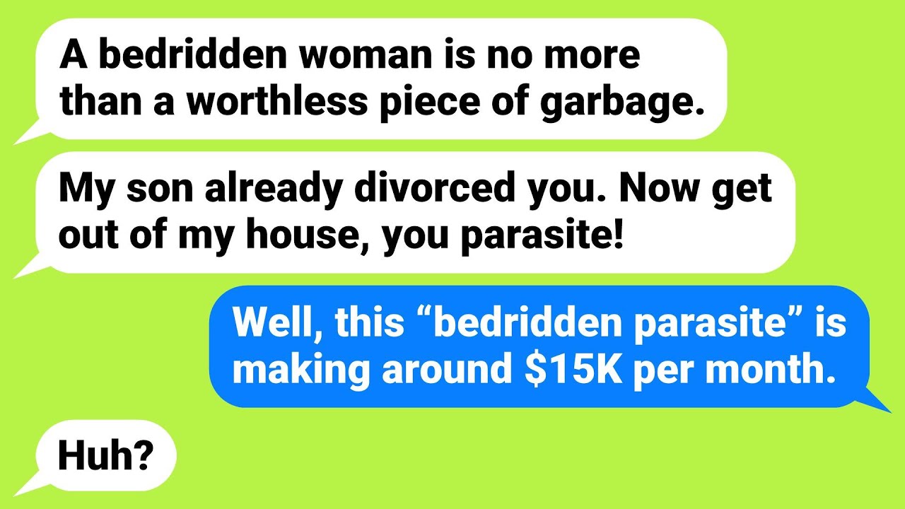 My in-laws hate me for being unable to get out of bed, but I show them ...