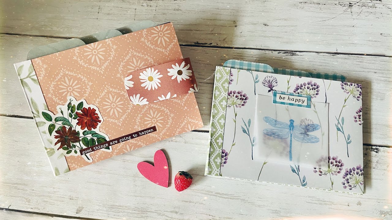 File Folder Pocket Mini Album Tutorial - YouTube