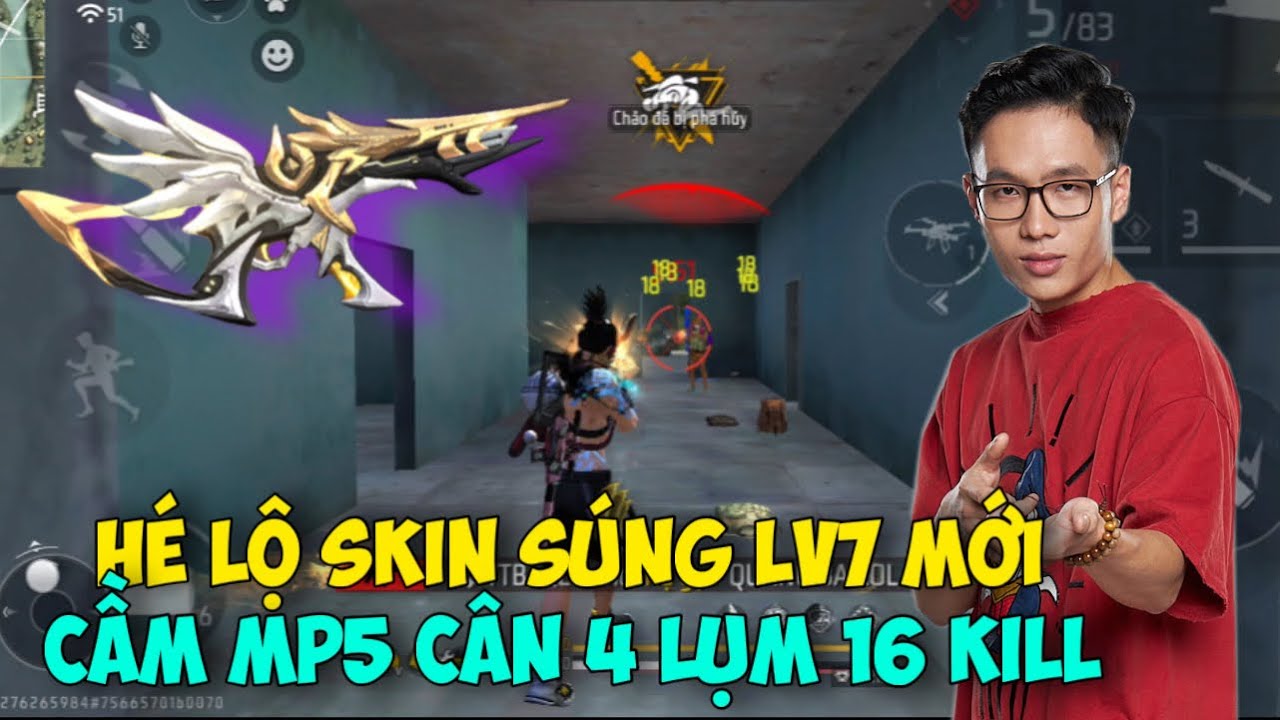 [FREE FIRE] HÉ LỘ Cây Súng Nâng Cấp LV7 Mới, Lâu Ngày Vuốt Tâm Lại MP5 Lv7 Đã Thật - YouTube