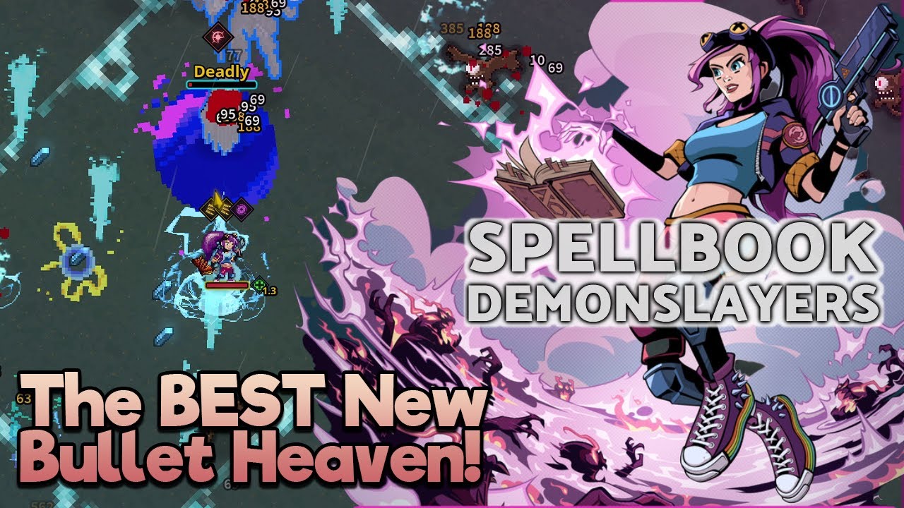 Spellbook Demonslayers - The Best New Bullet Heaven Game? - YouTube