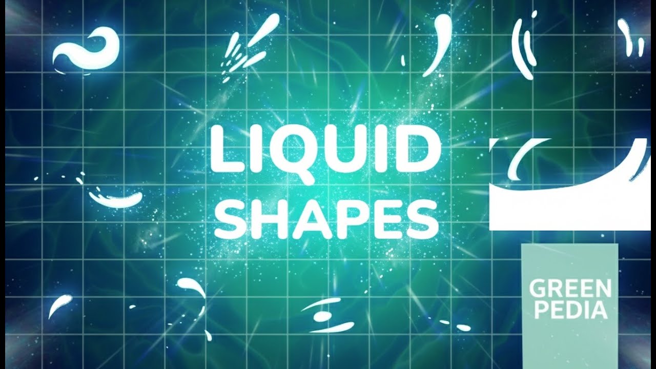 🌊Customizable 2D Liquid Shapes Template | Green Screen - YouTube