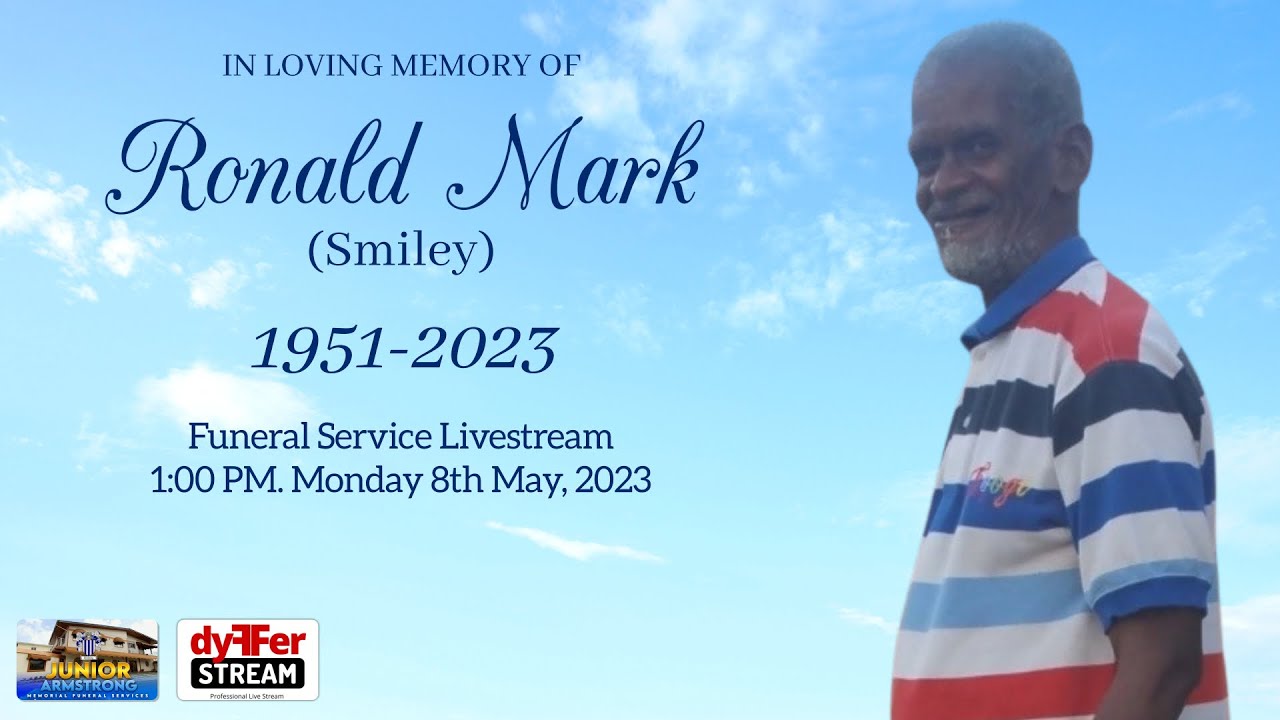 Ronald Mark Funeral Service Livestream - YouTube
