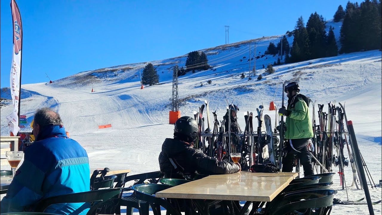 Station Lélex-Crozet, 21 janvier 2025. météo et neige au top - YouTube