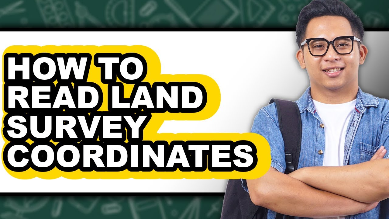 How to Read Land Survey Coordinates - Step by Step - YouTube