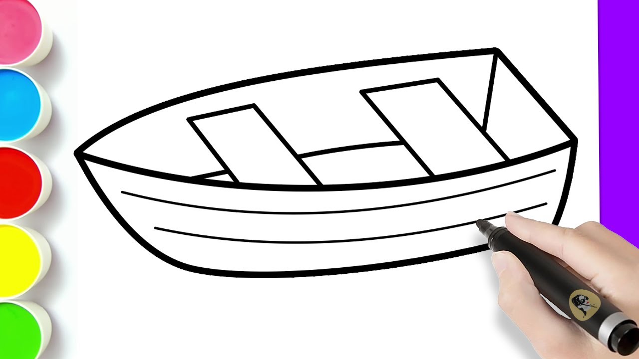 How to Draw a Boat - Easy Drawings for Beginners - YouTube