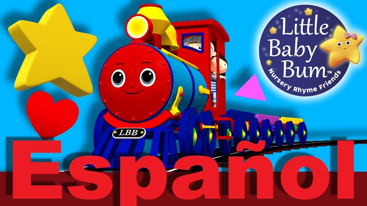 El tren de las formas | Parte 2 | Canciones infantiles | LittleBabyBum ...