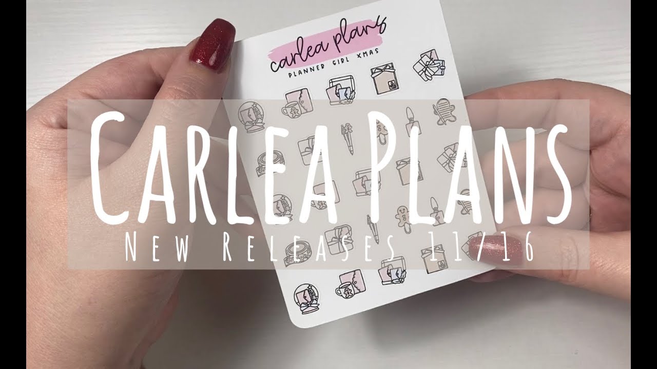 Carlea Plans || New Releases || November 16 - YouTube