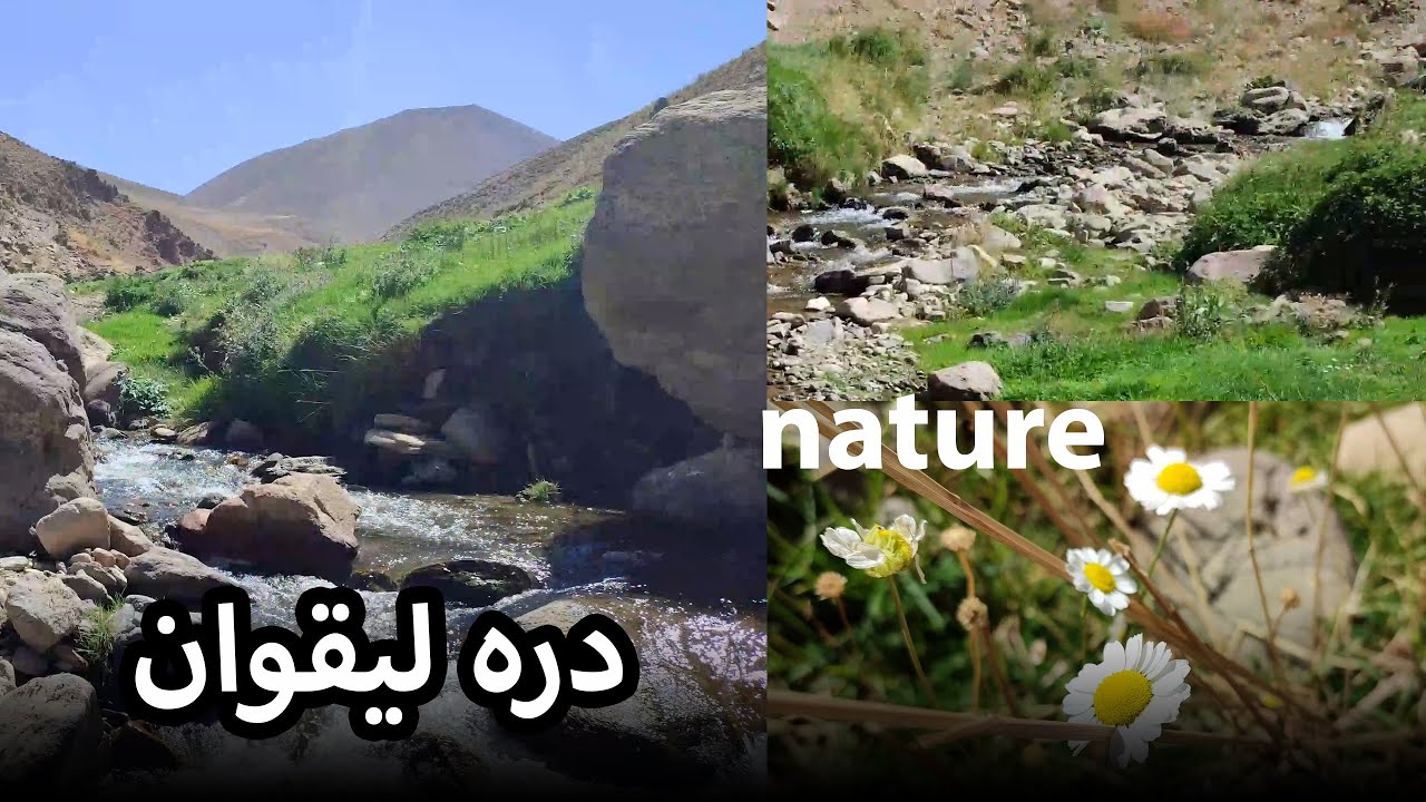 Walking with me in Liqwan valley in Tabriz city, the beautiful nature ...